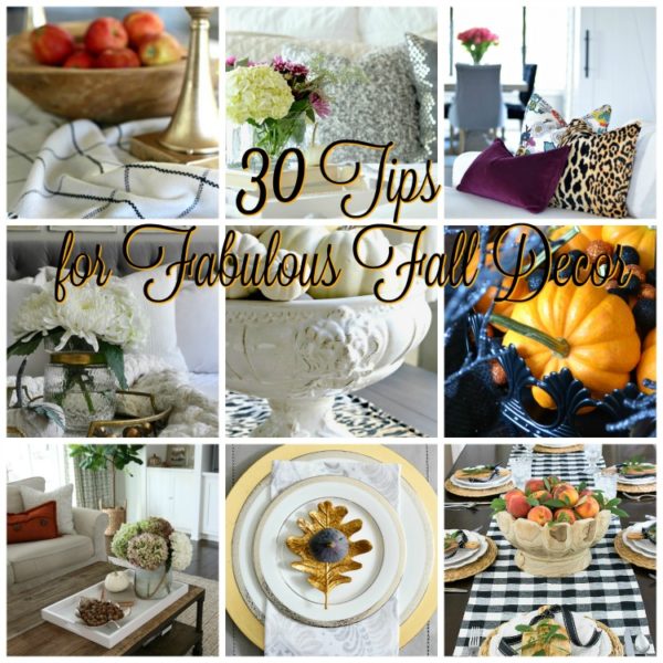 30 Tips for Fabulous Fall Decor - ZDesign At Home
