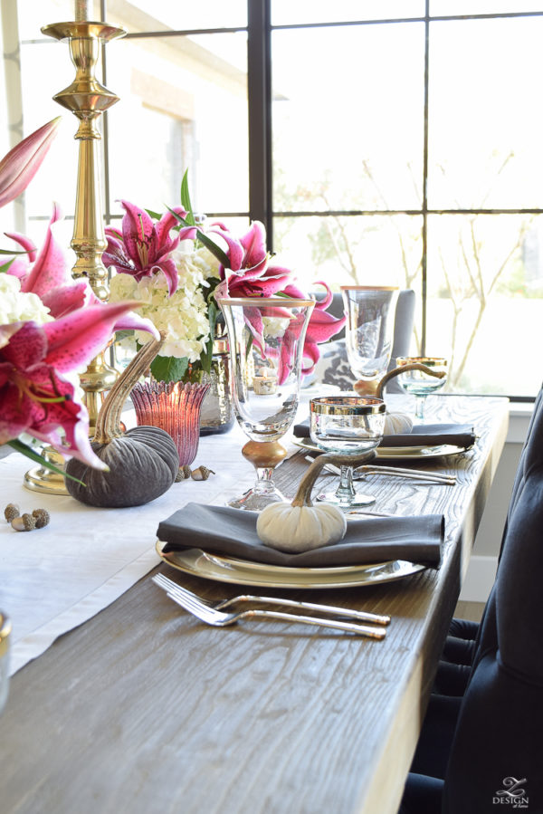 A Rustic, Elegant Thanksgiving - ZDesign At Home
