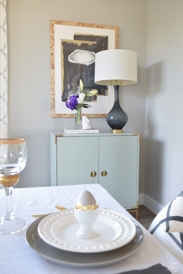 A Modern Easter Table Scape Holiday Entertaining Tour - ZDesign At Home