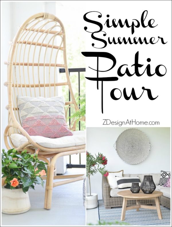 Summer Patio Tour - ZDesign At Home