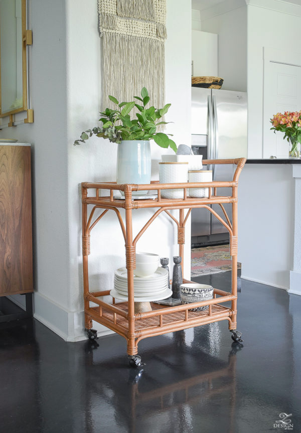Bar Cart Style: Why You Need One + How To Style It - ZDesign At Home