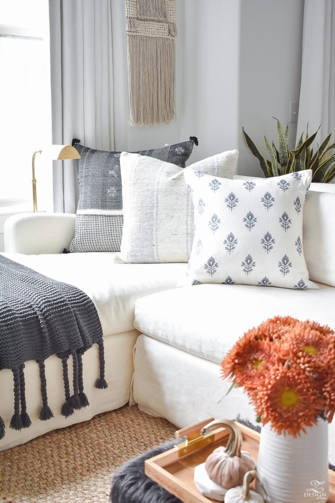 Simple, Modern Fall Decorating Ideas - ZDesign At Home