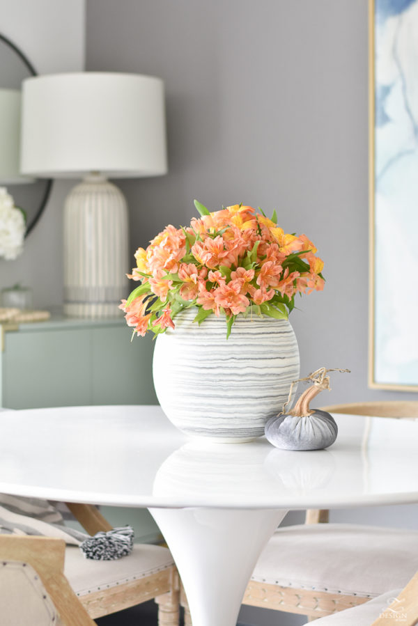 Simple, Modern Fall Decorating Ideas - ZDesign At Home
