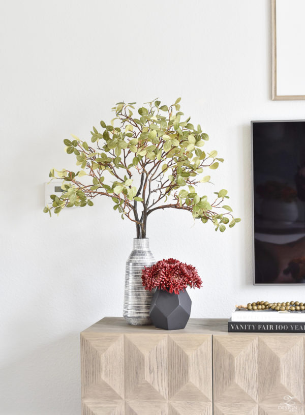 Simple, Modern Fall Decorating Ideas - ZDesign At Home
