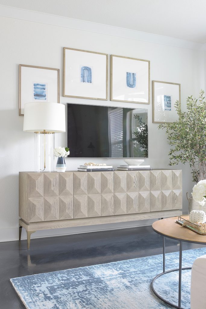 TV Gallery Wall Updates + Reveal - ZDesign At Home