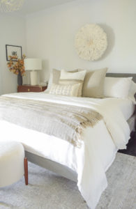 Layered, Neutral Fall Bedroom Tour - ZDesign At Home