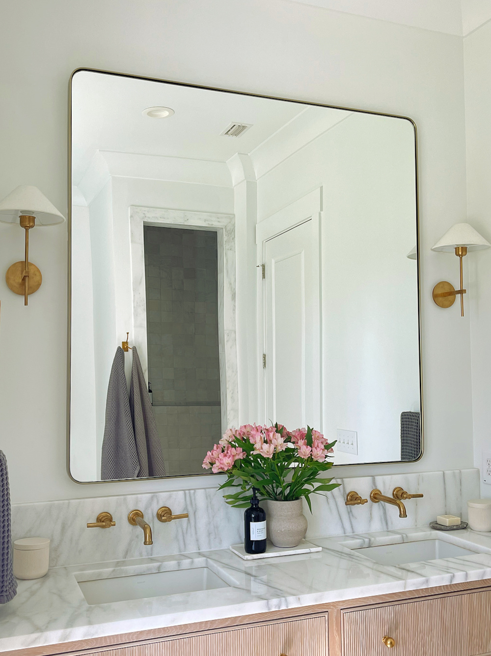 Reeded Vanities you can buy + Recreate my Bathroom Look - ZDesign At Home
