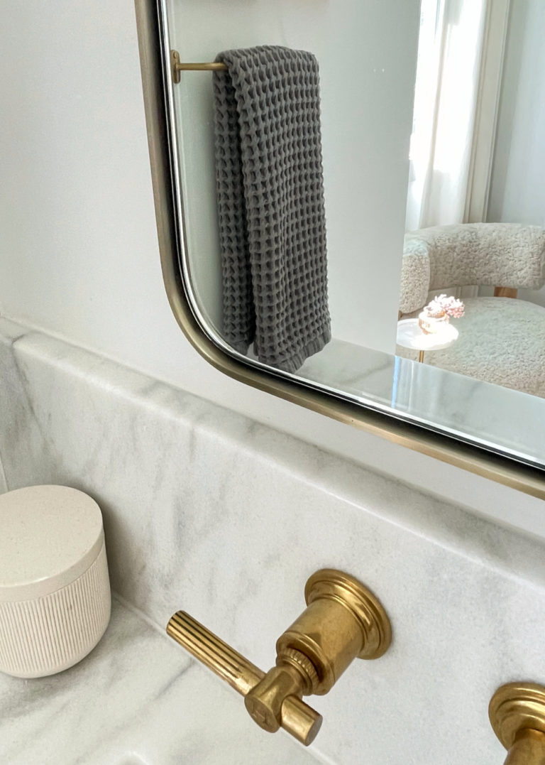 Reeded Vanities you can buy + Recreate my Bathroom Look - ZDesign At Home